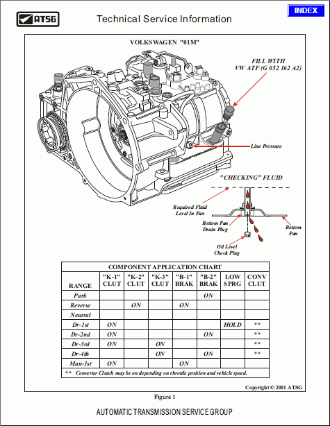 ATSG (QDGD01MTDG) V.W. 01M Technicians Diagnostic Guide, 01M ...
