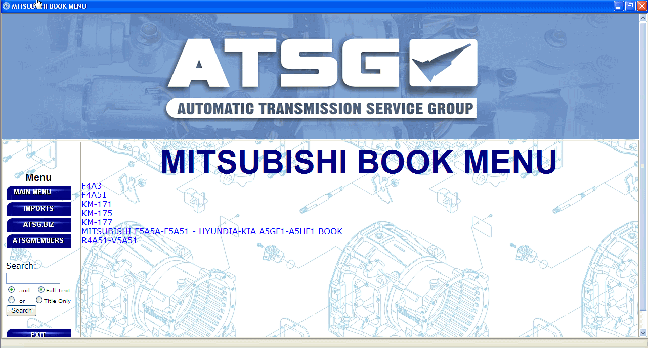 ATSG 2017, automatic transmission repair manuals, ATSG 2012 ATSG 2011 ...