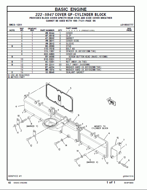 Caterpillar C7 On-highway Engine, Spare parts catalog for Caterpillar ...