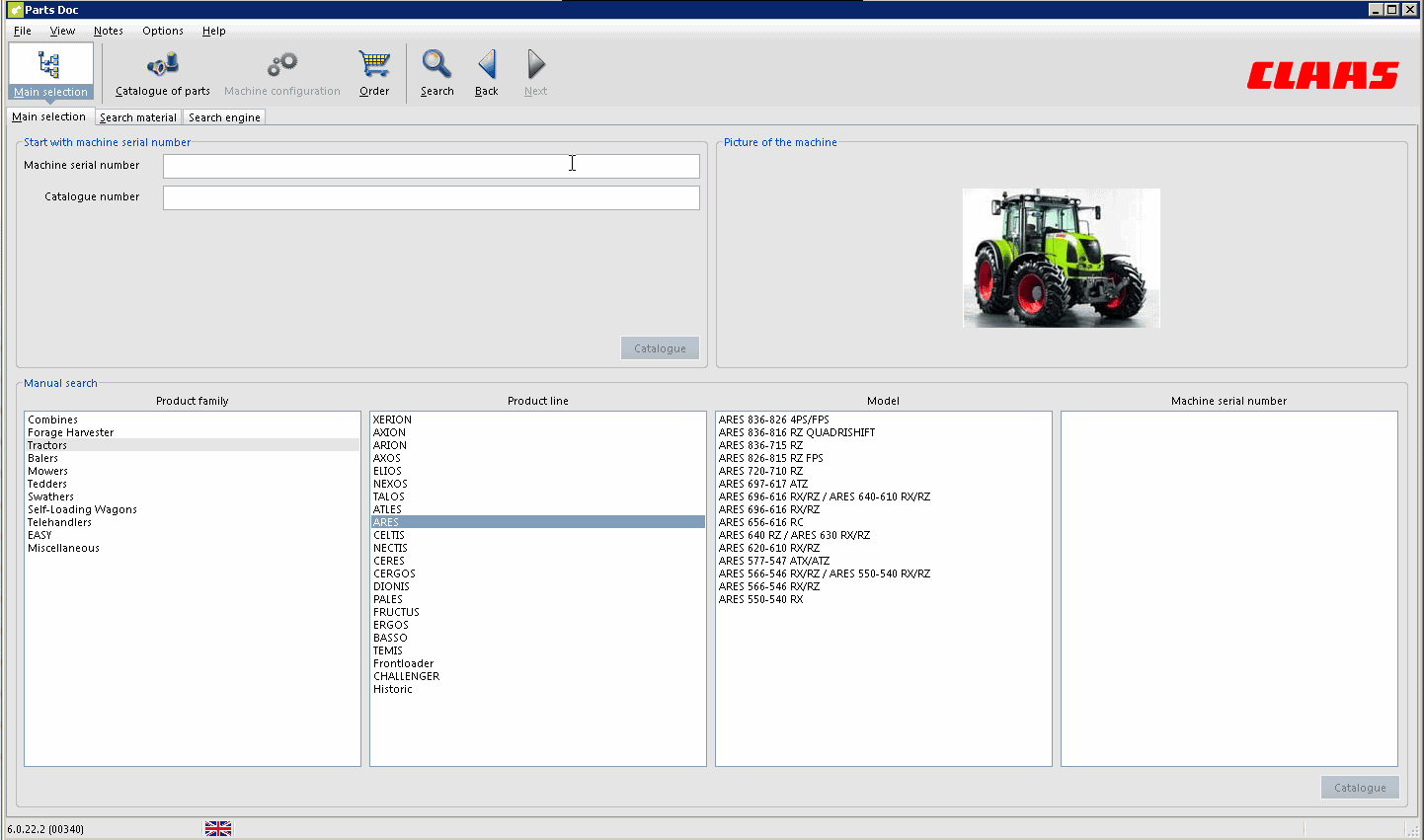 Claas Parts Doc 2.2 - Agricultural 2025, spare parts catalog for Claas ...