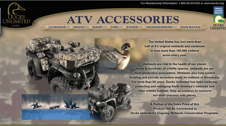 Parts Unlimited: ATV accessories, accessories catalogue for ATV, ATV ...