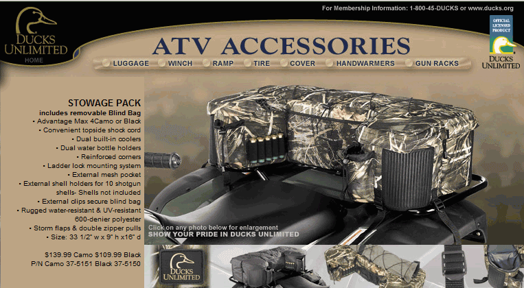 Parts Unlimited: ATV accessories, accessories catalogue for ATV, ATV ...