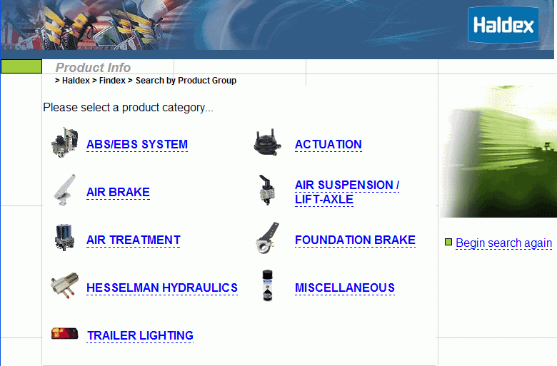 Haldex+Grau, Findex 3, Pneumatic, hydraulics, brake levers. Spare Parts ...