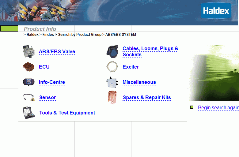 Haldex+Grau, Findex 3, Pneumatic, hydraulics, brake levers. Spare Parts ...