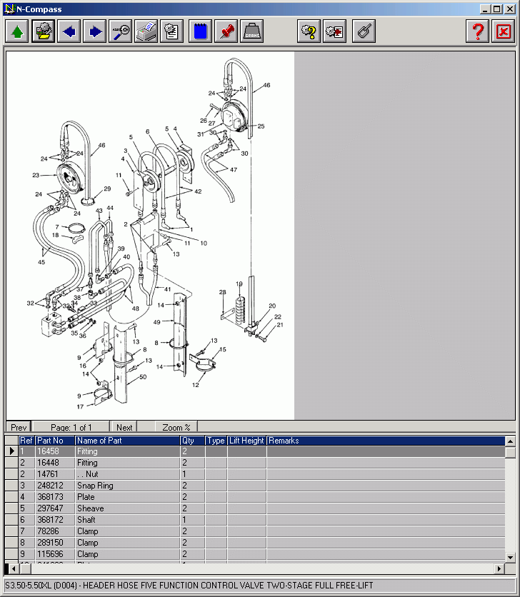 Hyster Lift Truck, Hypass, catalogue of auto spare parts for Hyster ...