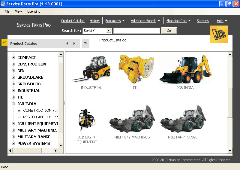 JCB Service Parts Pro 2015, 1.18, full JCB spare parts catalog ...