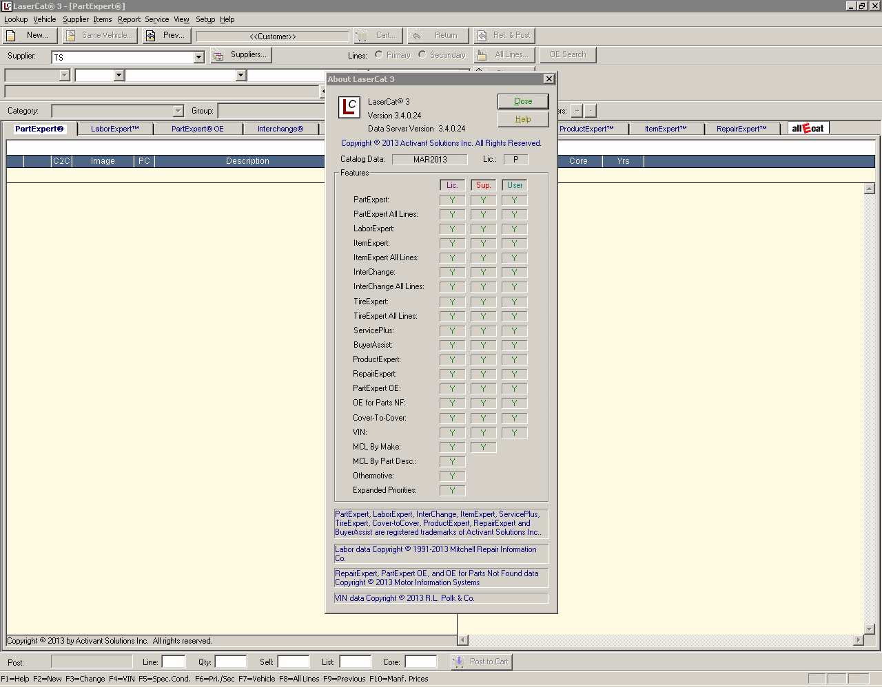 LaserCat 2025 USA, USA avtomarket spare parts catalog, Jober, List ...