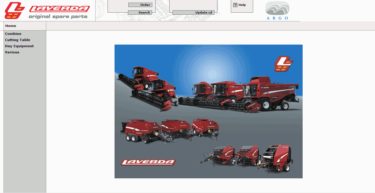 Laverda, spare parts catalog for Laverda combine and etc., LAVERDA ...