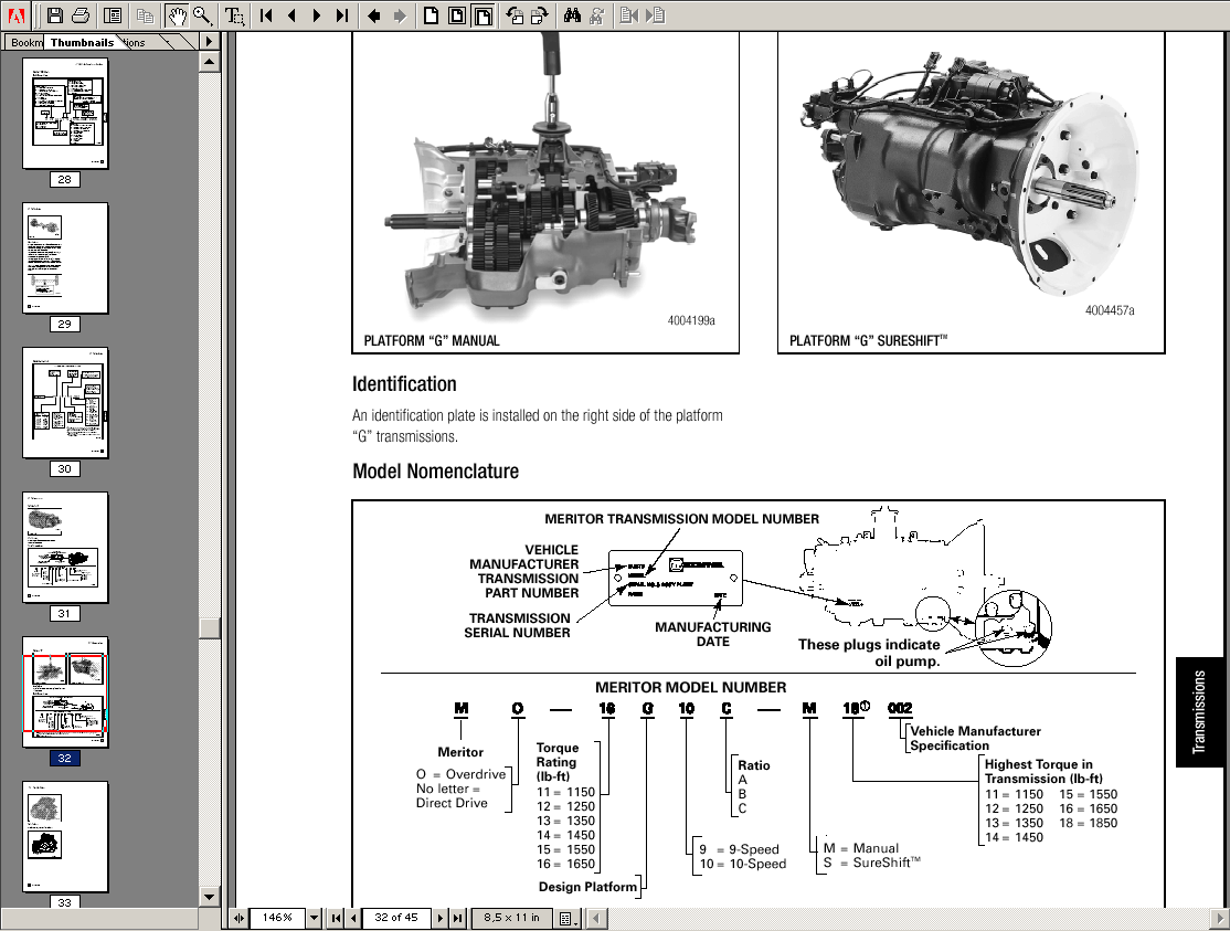 Meritor Technical Electronic Library, Warranty Information, Product ...