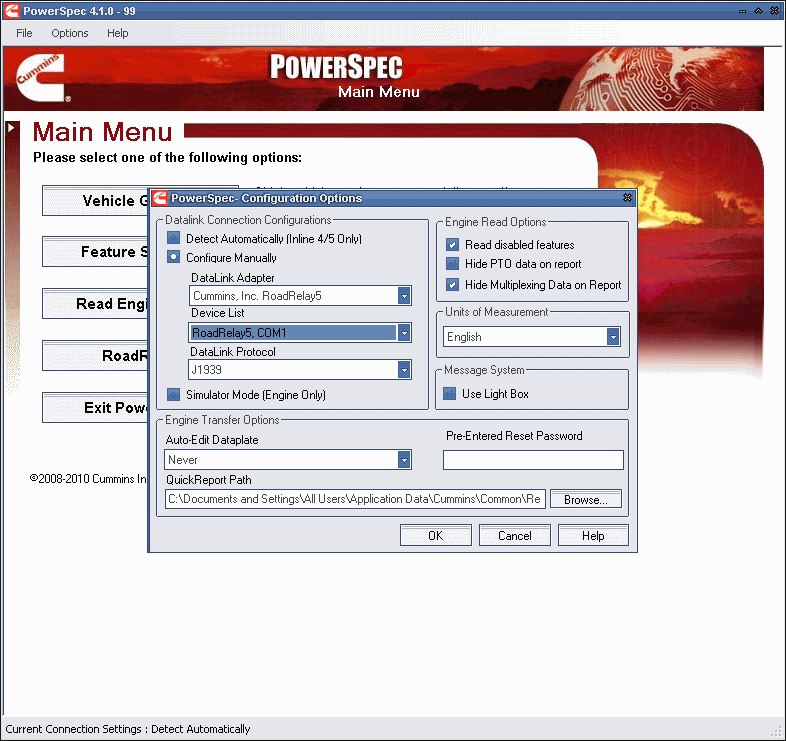 Cummins PowerSpec 4.3, PowerSpec's full functionality is available to support all Cummins on ...