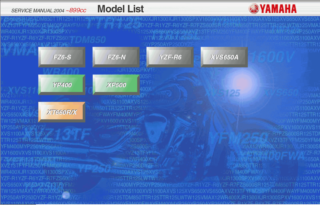 Yamaha Repair Manuals 2004 Moto & ATV, repair manuals - FZ6-S, FZ6-N ...