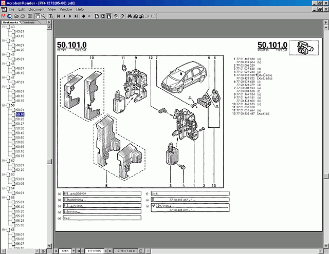 Renault Old, oldest cars parts catalog. Spare Parts Catalogs - EPC ...