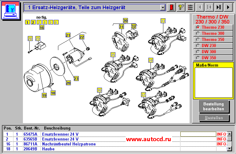 Webasto, spare parts catalog and repair manual. Spare Parts Catalogs ...